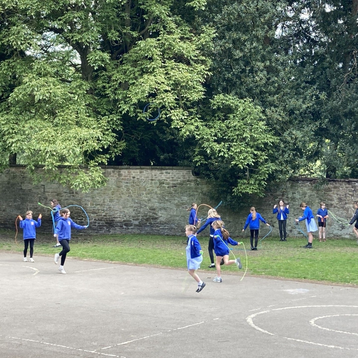 Rowsley C of E Primary School - Skipathon for Derbyshire Carers